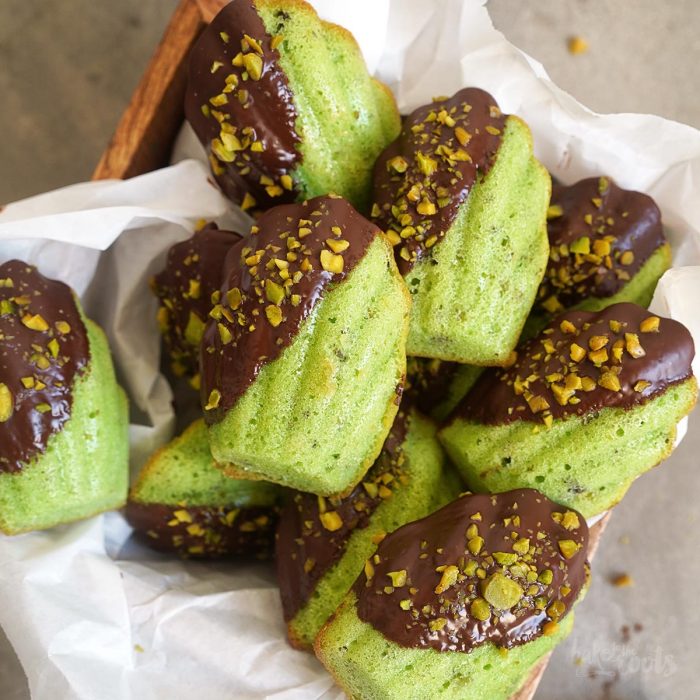Pistazien & Pandan Madeleines | Bake to the roots
