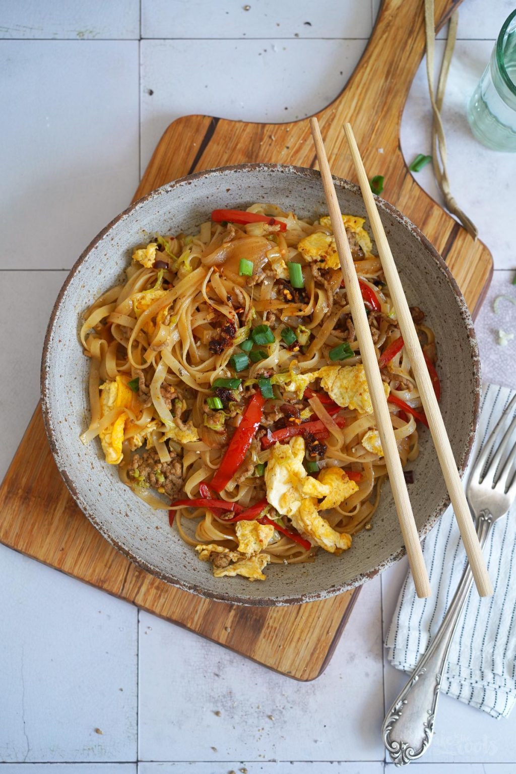 Singapore Noodles mit Hackfleisch (aus dem Wok) | BTTR