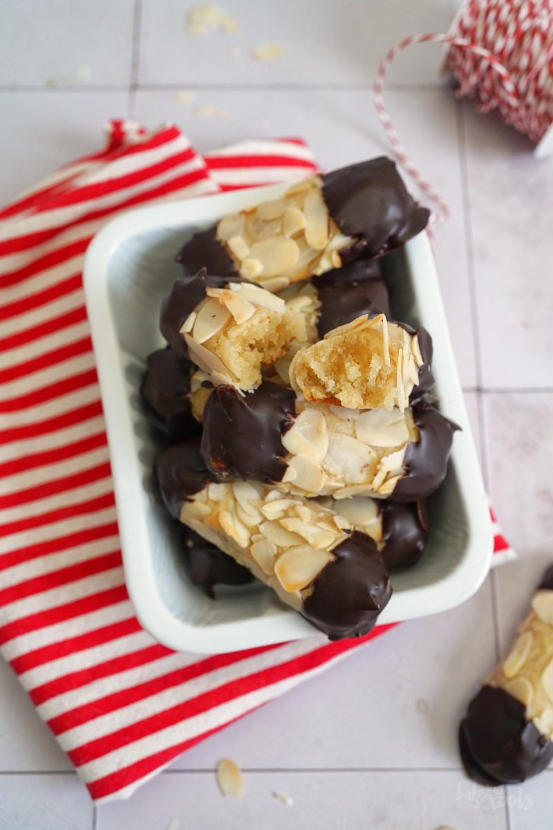 Easy Almond Marzipan Logs | Bake to the roots