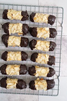 Easy Almond Marzipan Logs | Bake to the roots