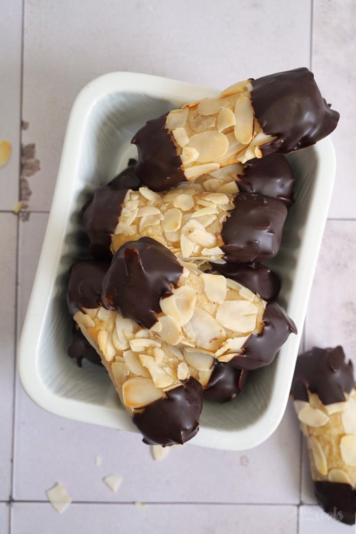 Easy Almond Marzipan Logs | Bake to the roots