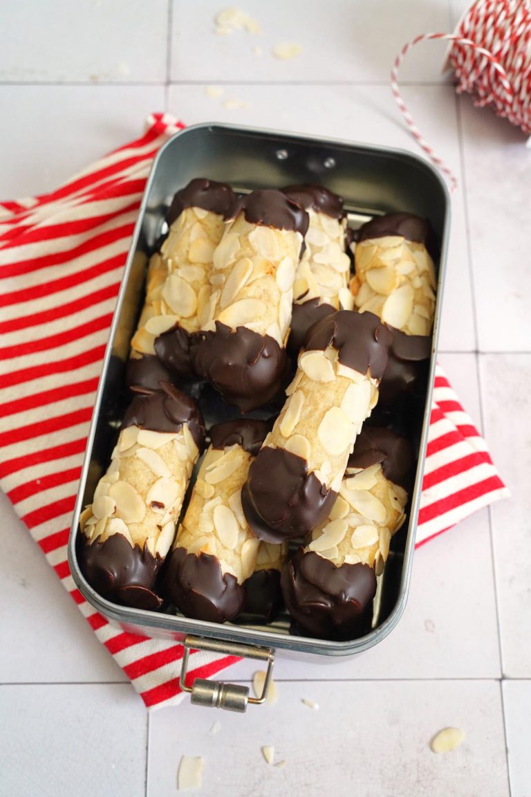 Easy Almond Marzipan Logs | Bake to the roots