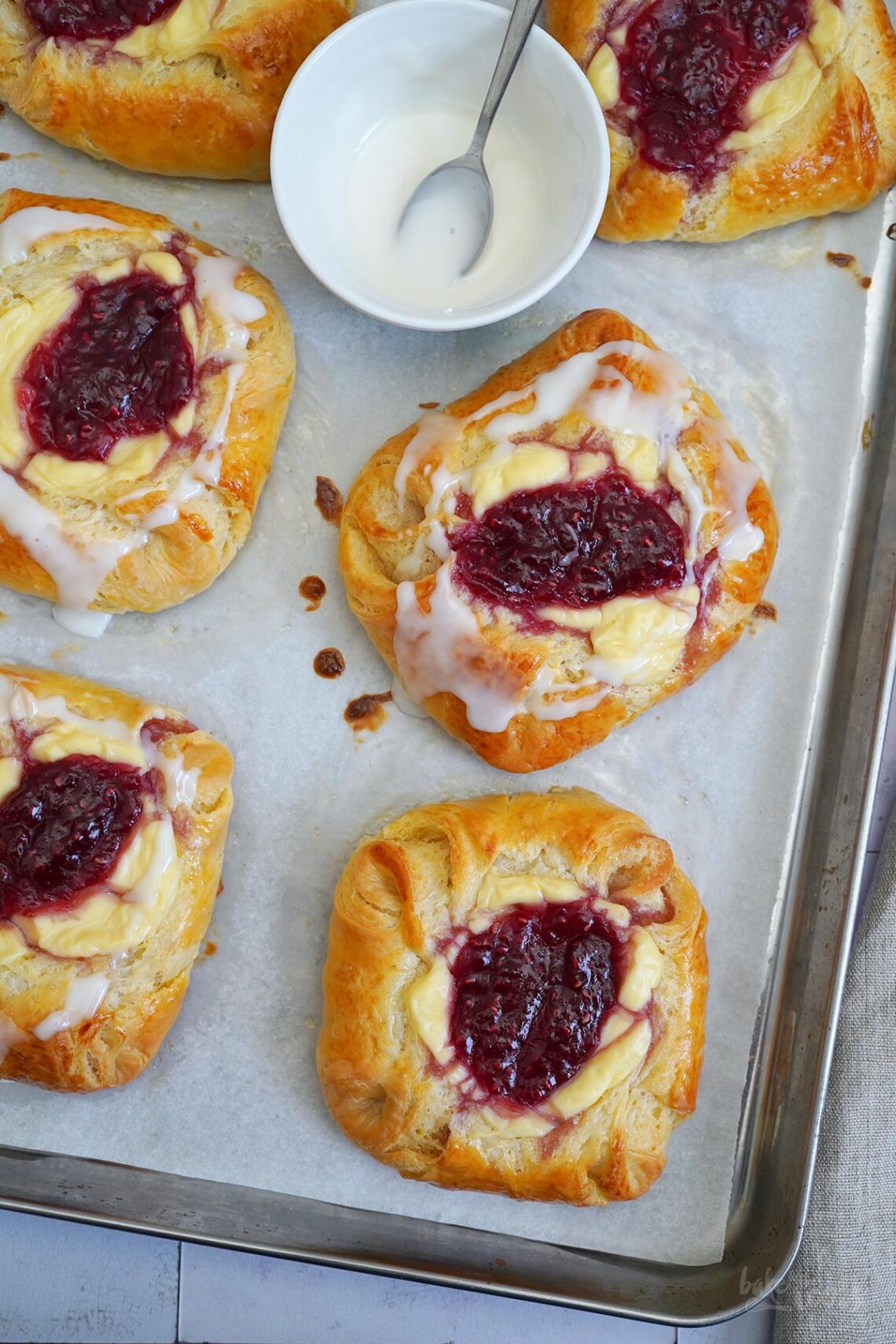 Spandauer – Plunder mit Marzipan, Pudding & Marmelade