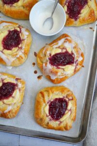 Spandauer – Plunder mit Marzipan, Pudding & Marmelade