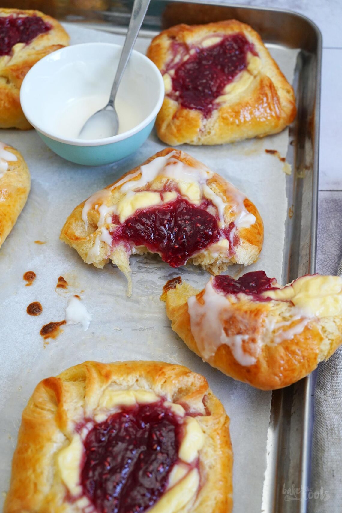 Spandauer – Plunder mit Marzipan, Pudding & Marmelade