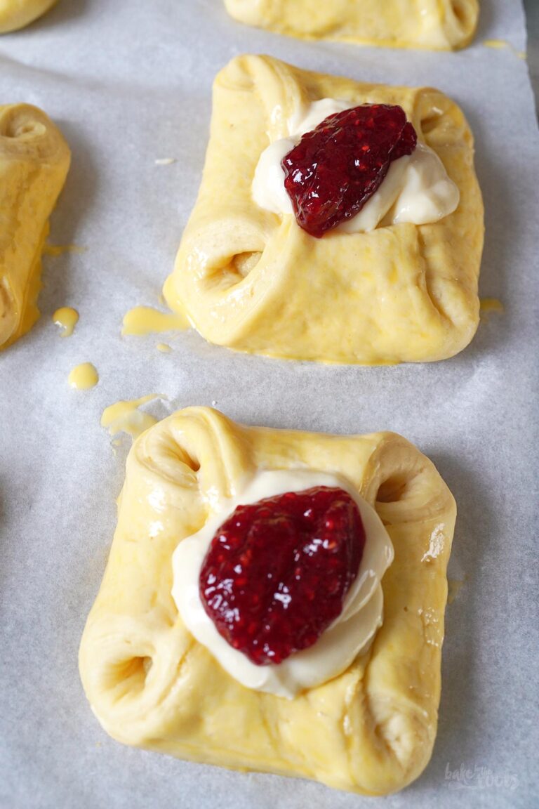 Spandauer – Plunder mit Marzipan, Pudding & Marmelade