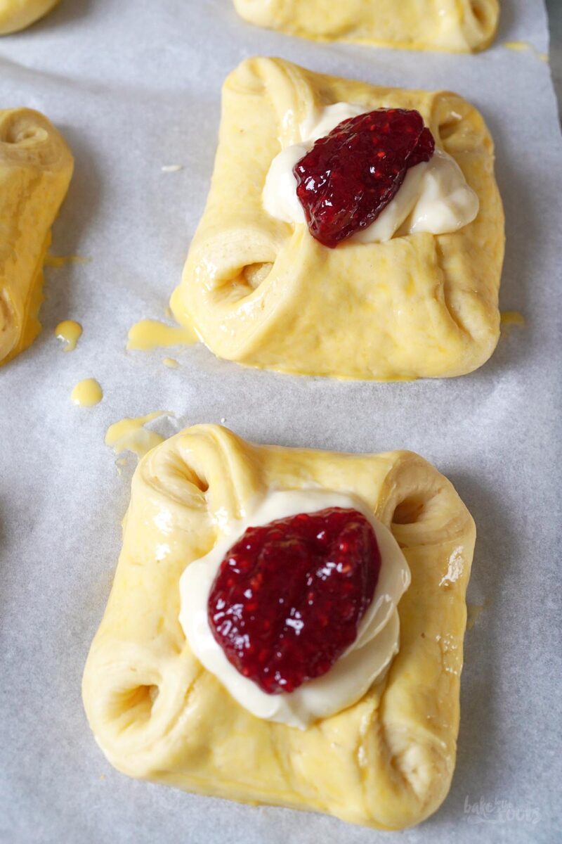 Spandauer – Plunder mit Marzipan, Pudding & Marmelade