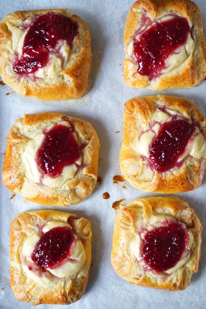 Spandauer – Plunder mit Marzipan, Pudding & Marmelade