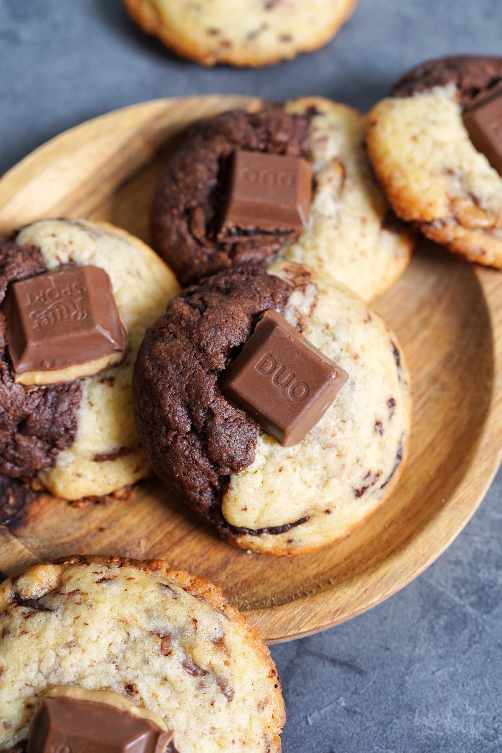 Duo Chocolate Chip Cookies | Bake to the roots