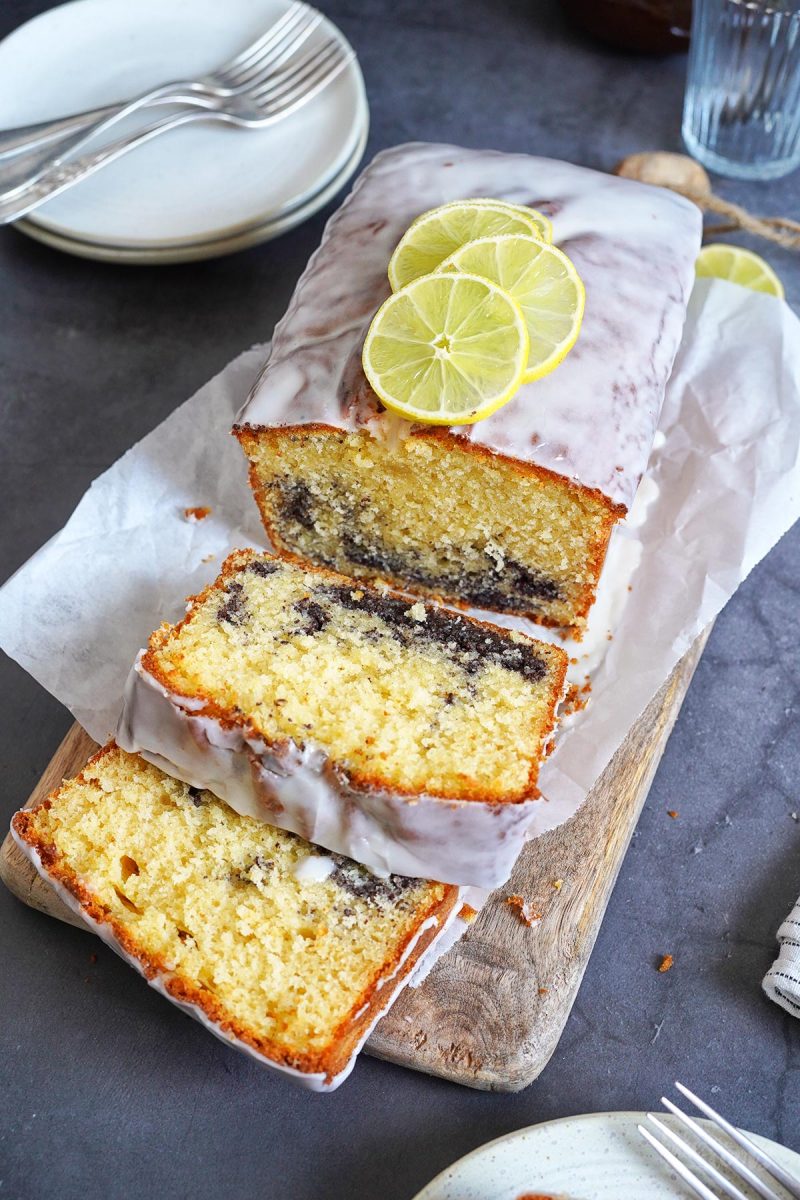 Einfacher Zitronen & Mohn Kuchen | Bake to the roots