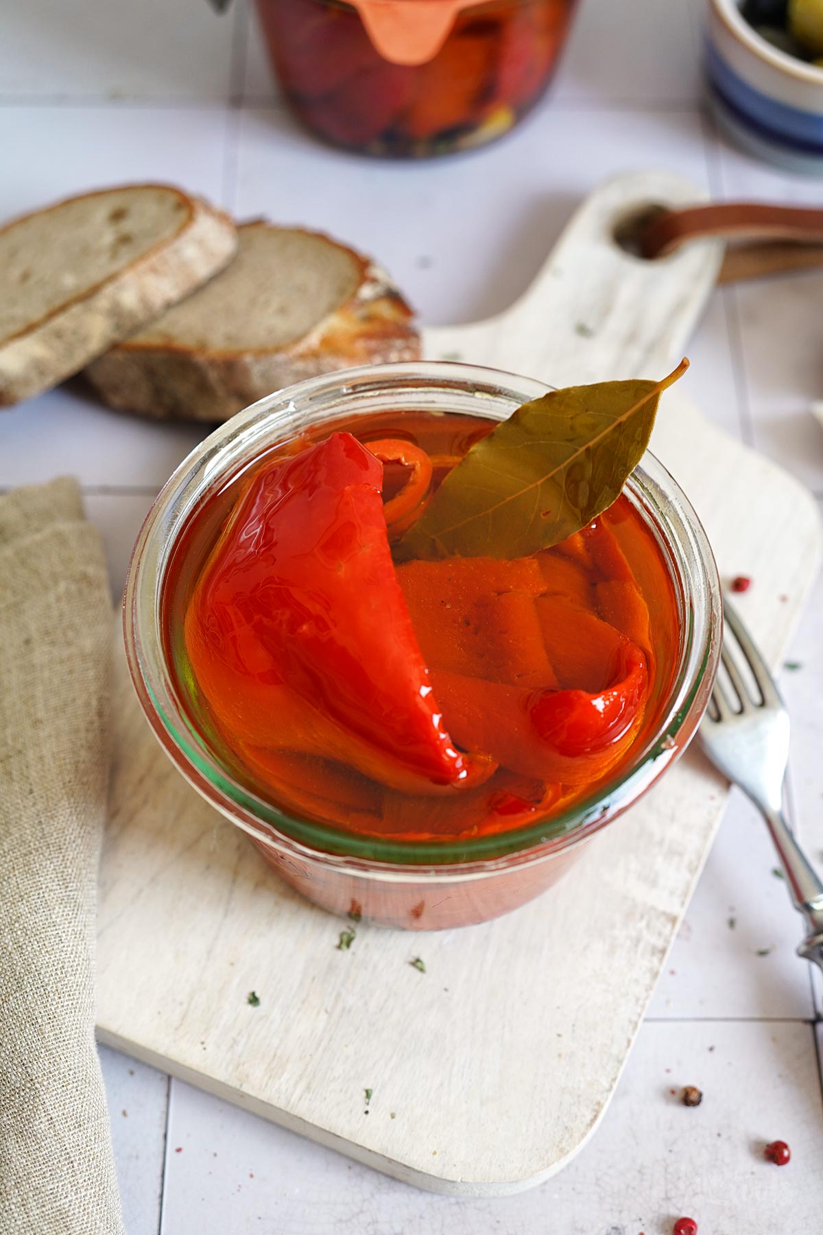 Eingelegte Gegrillte Paprika | Bake to the roots | Bake to the roots