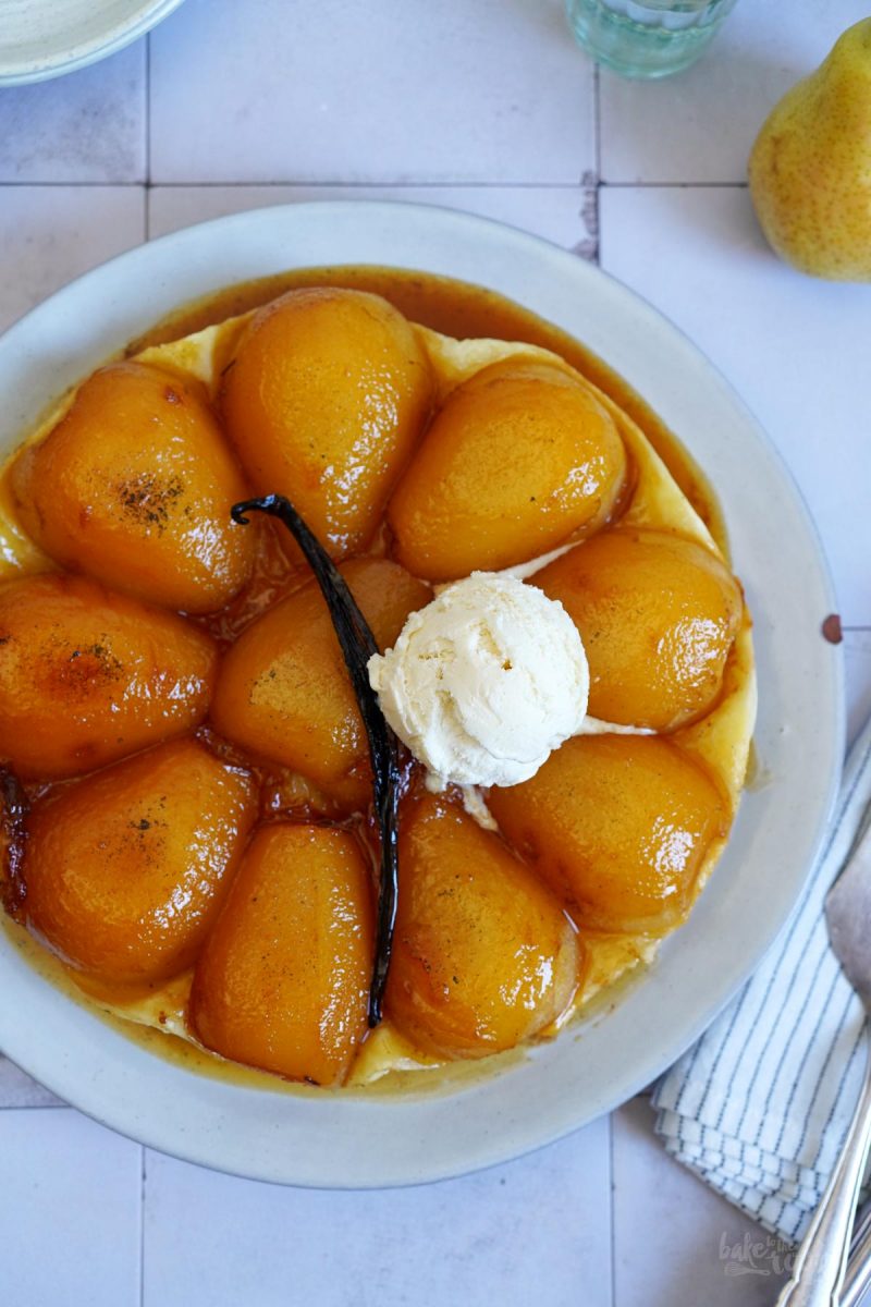 Easy Pear Tarte Tatin | Bake to the roots