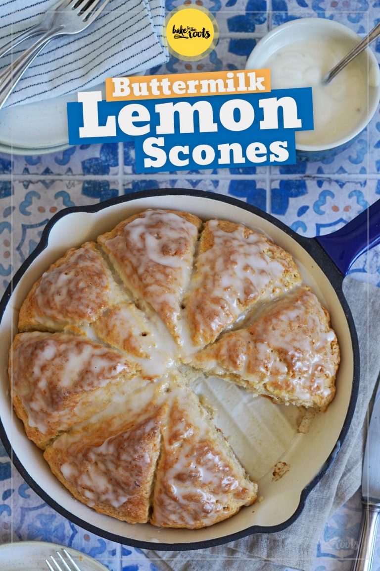 Easy Peasy Lemon Buttermilk Scones | Bake to the roots