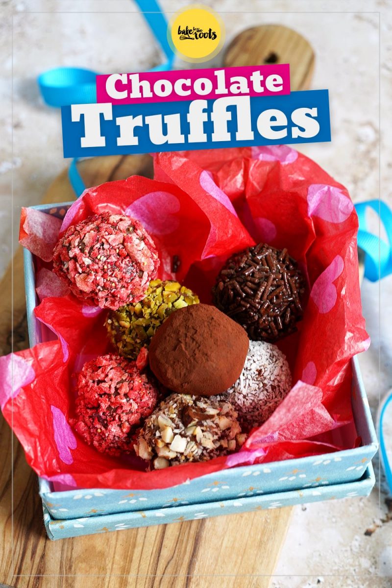 Easy Homemade Chocolate Truffles | Bake to the roots