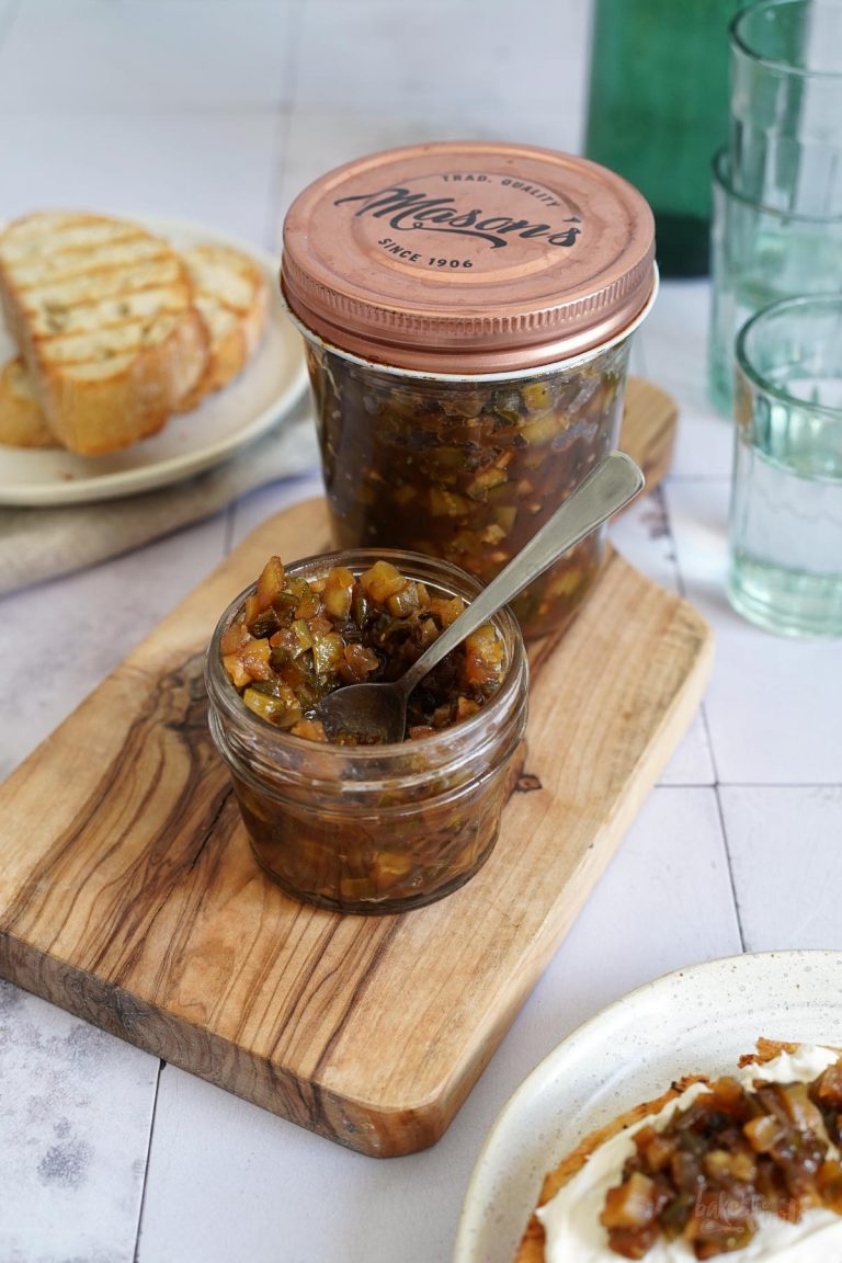 Einfaches Zucchini Chutney (Relish) | Bake to the roots