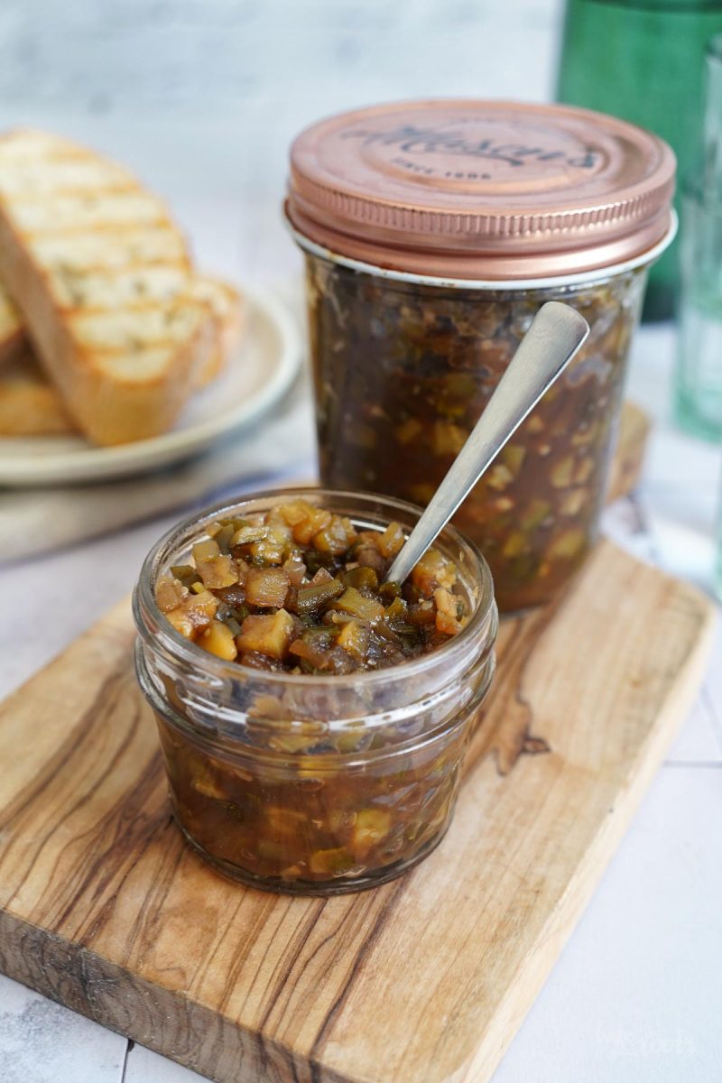 Einfaches Zucchini Chutney (Relish) | Bake to the roots