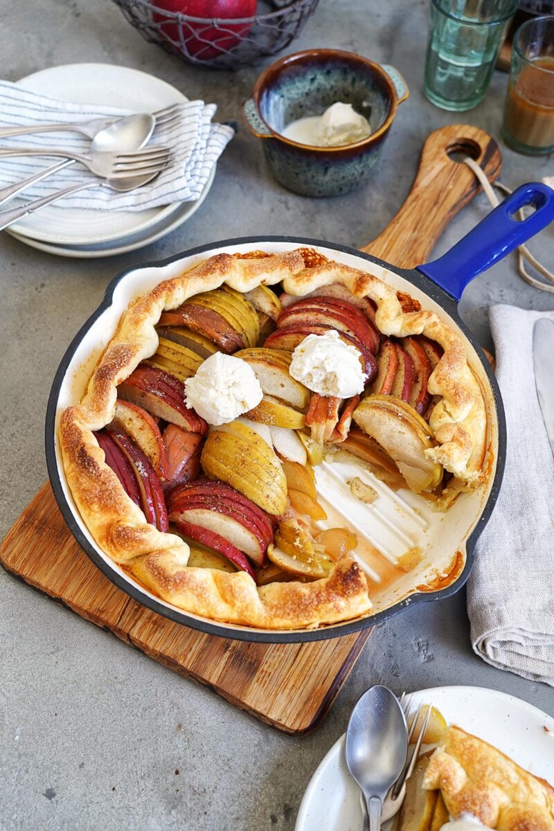 Easy Apple Galette (with Fennel Seeds) | Bake to the roots