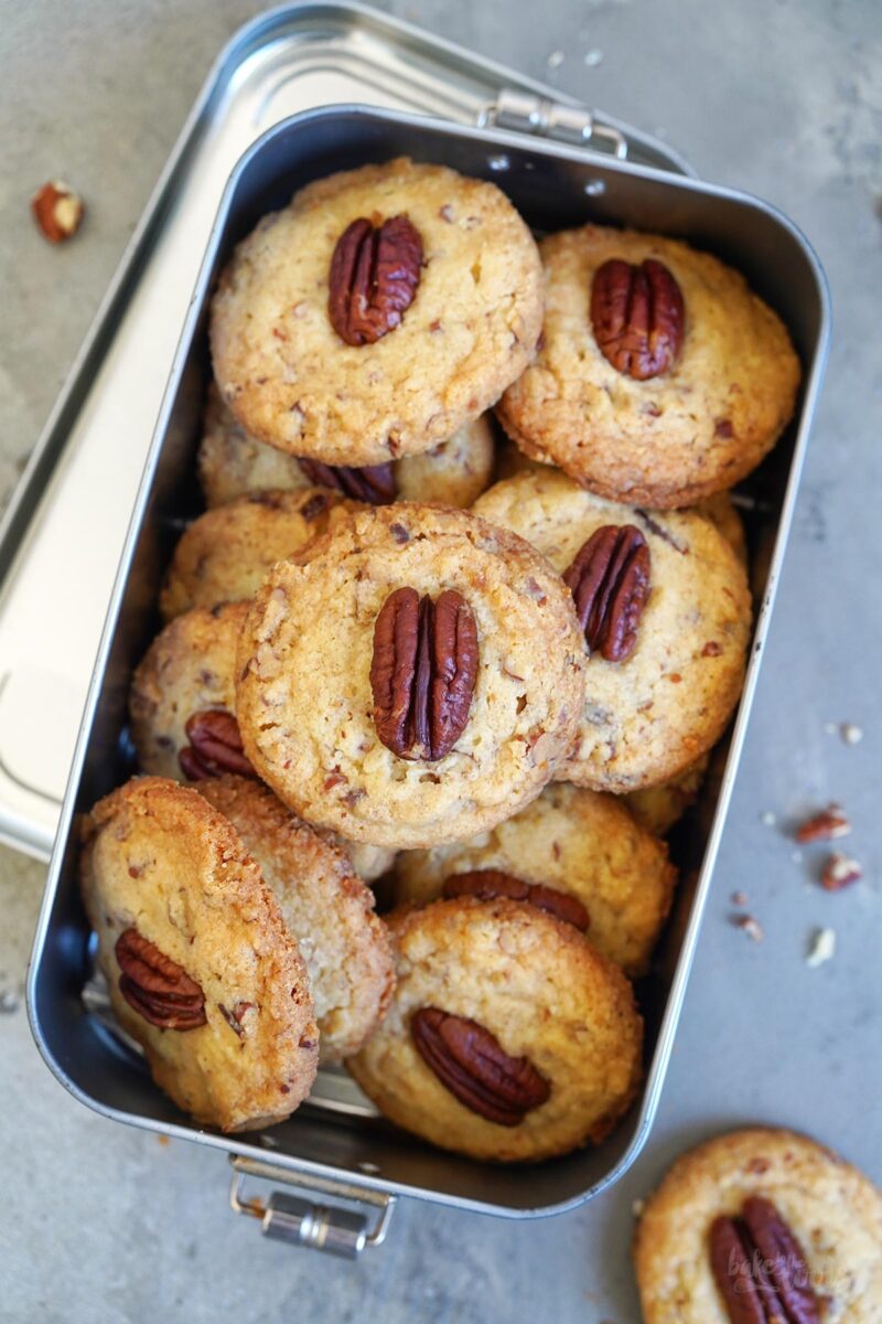 Einfache Pecan Sandies | Bake to the roots | Bake to the roots