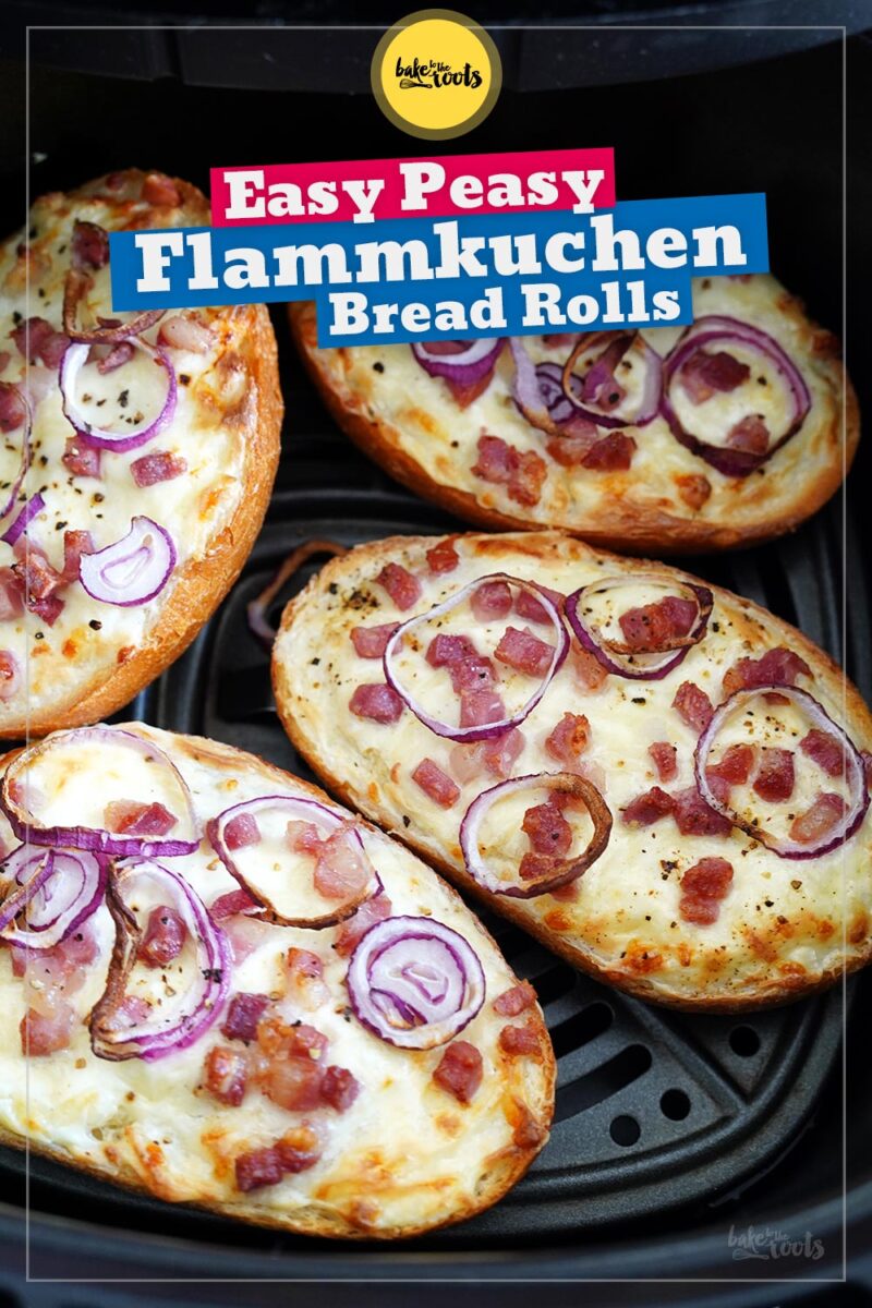 (Air Fryer) Tarte Flambée Bread Rolls | Bake to the roots