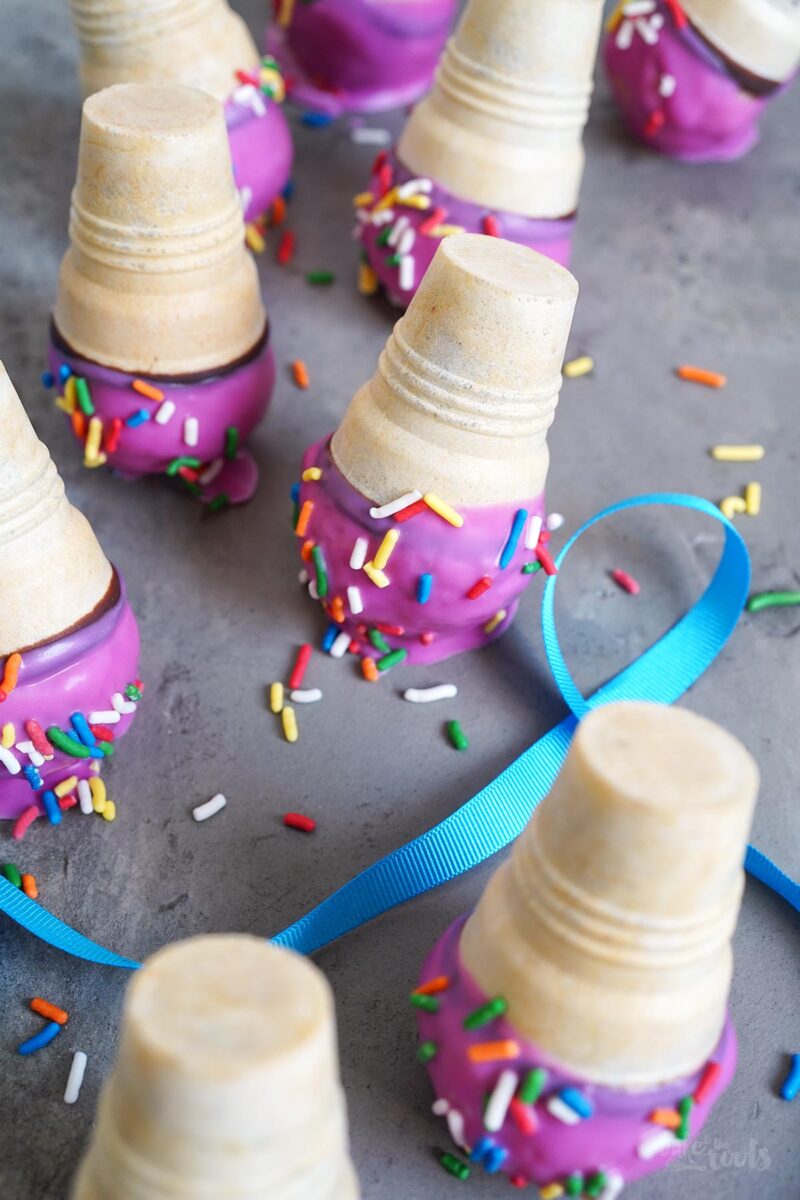 (Melting) Eiswaffel Cake Pops | Bake to the roots